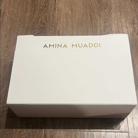 Amina Muaddi | Other | Amina Muaddi Elegant White Box | Poshmark